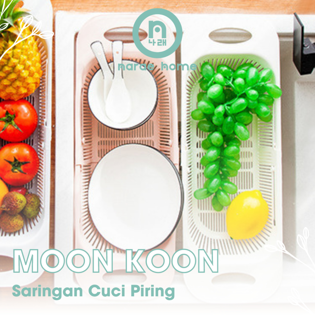 Jual NARAE - MOON KOON Wadah Saringan Buah Mudah Wadah Cuci Buah Buahan ...