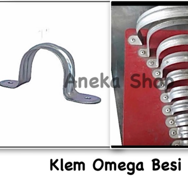 Jual Klem Omega Besi pipa 1.1/4 inch TANPA PAKU | Shopee Indonesia