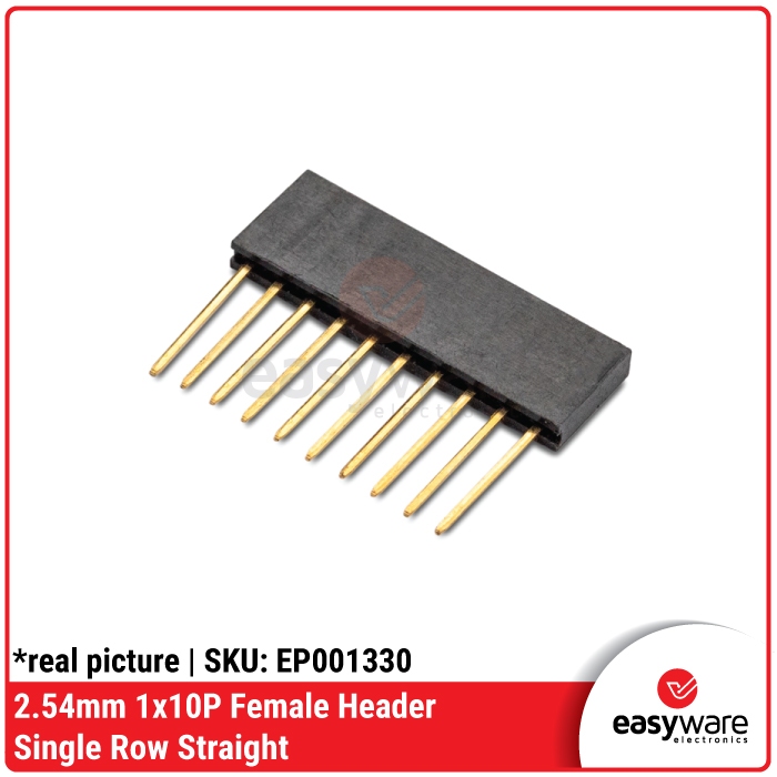 Jual Stackable header Arduino 2.54mm Pin Header Female Long 10mm ...