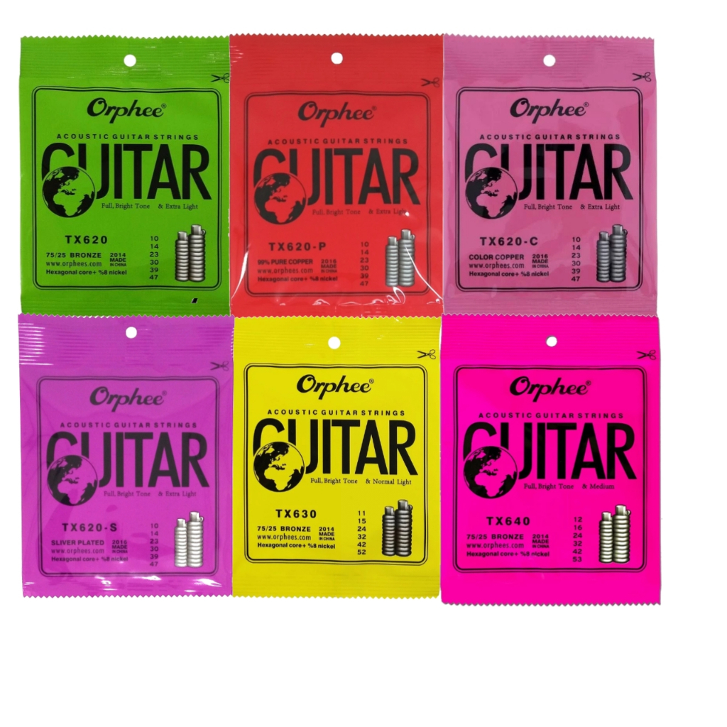 Jual Senar Gitar Orphee TX620 TX630 TX640 Akustik String | Shopee Indonesia