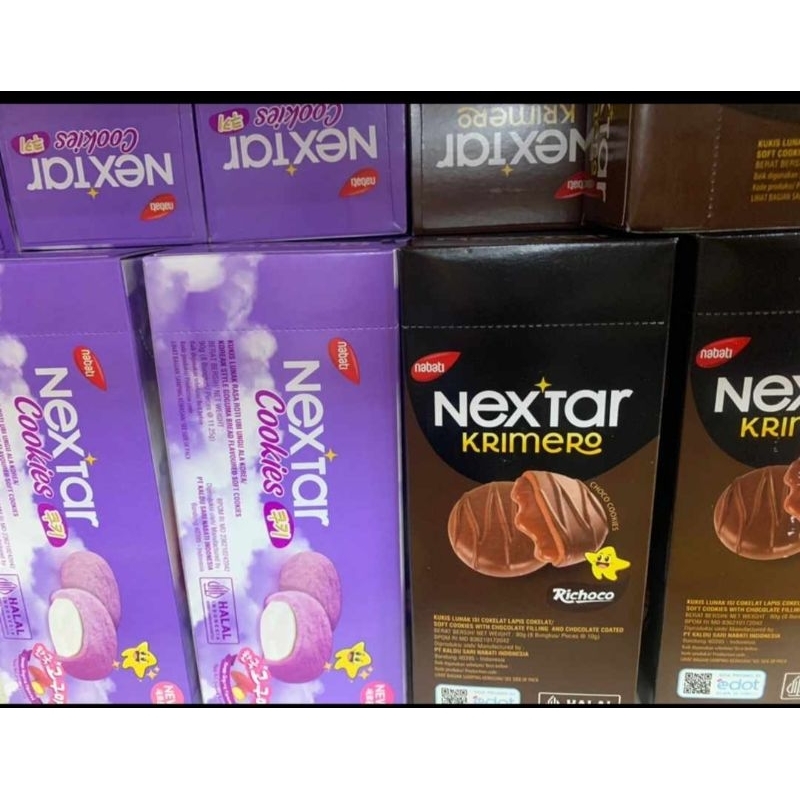 Jual nextar nastar / brownies / blueberry /strawberry / nextar star isi ...