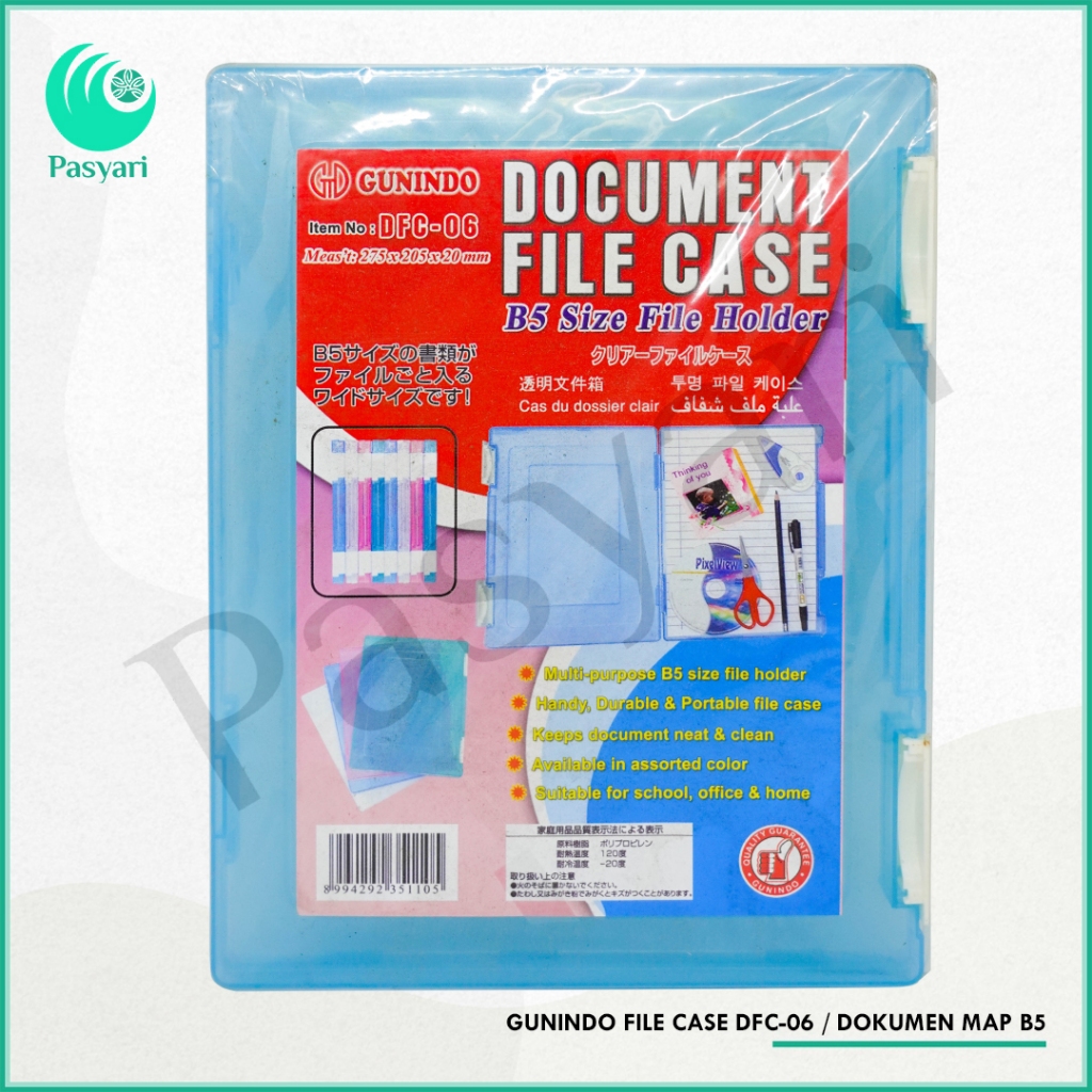 Jual GUNINDO FILE CASE DFC-06 / DOKUMEN MAP B5 | Shopee Indonesia