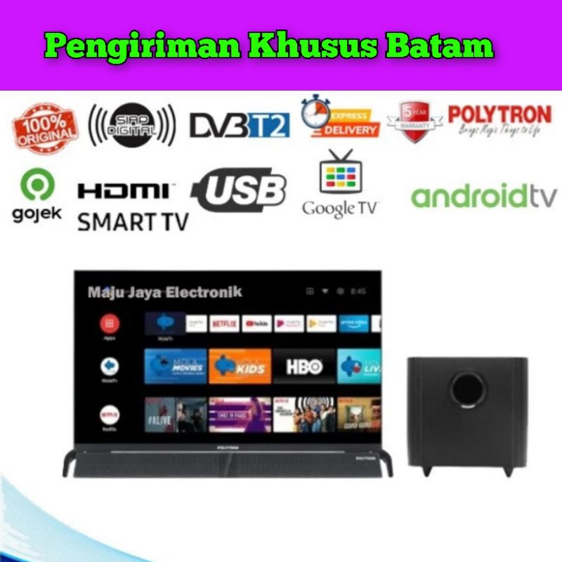 Jual Polytron 32bag9858 SMART TV LED 32"INCH + SB GARANSI RESMI(KHUSUS BATAM) | Shopee Indonesia