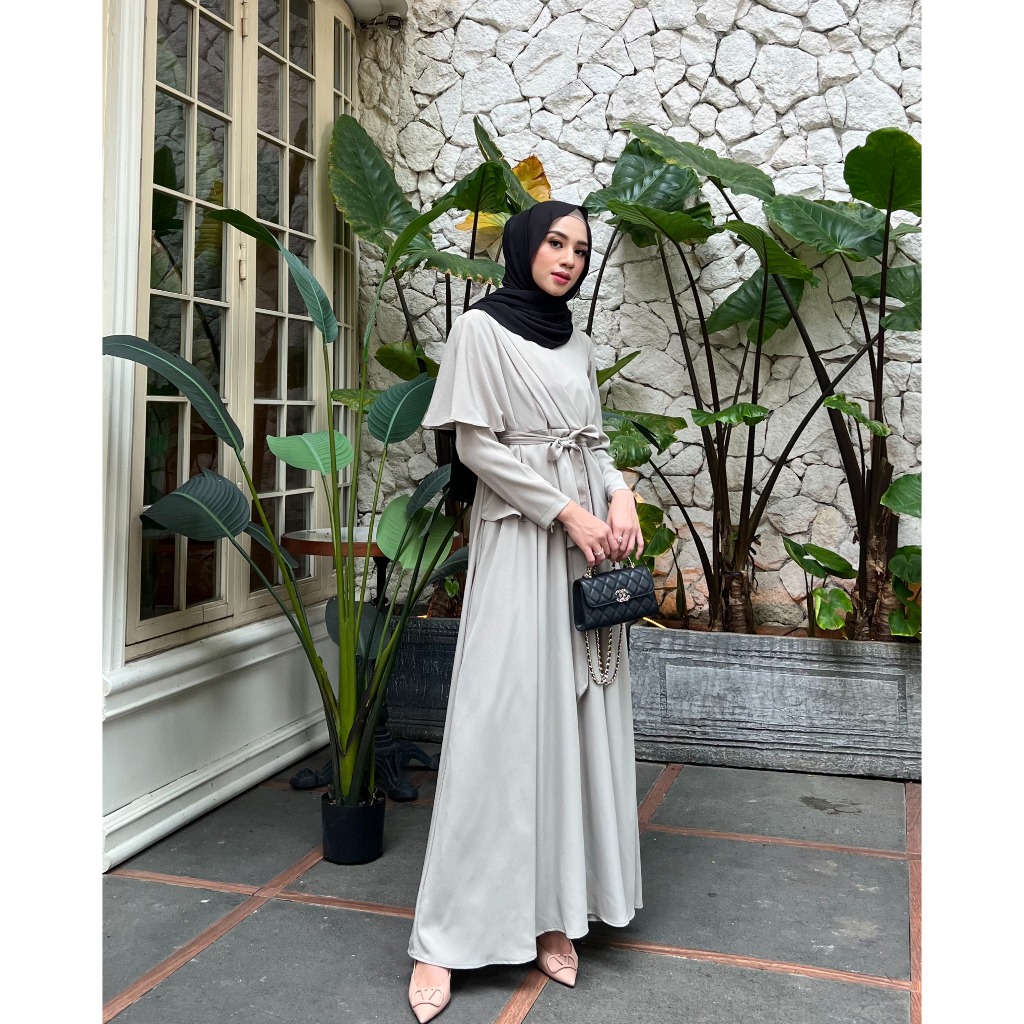 Jual GONEGANI OFFICIAL - Dress Ramadhan Model Rample Sania Dress ...