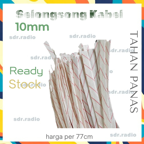 Jual Selongsong Belang Anti Panas 10mm Selongsong Kabel Strip Tahan ...