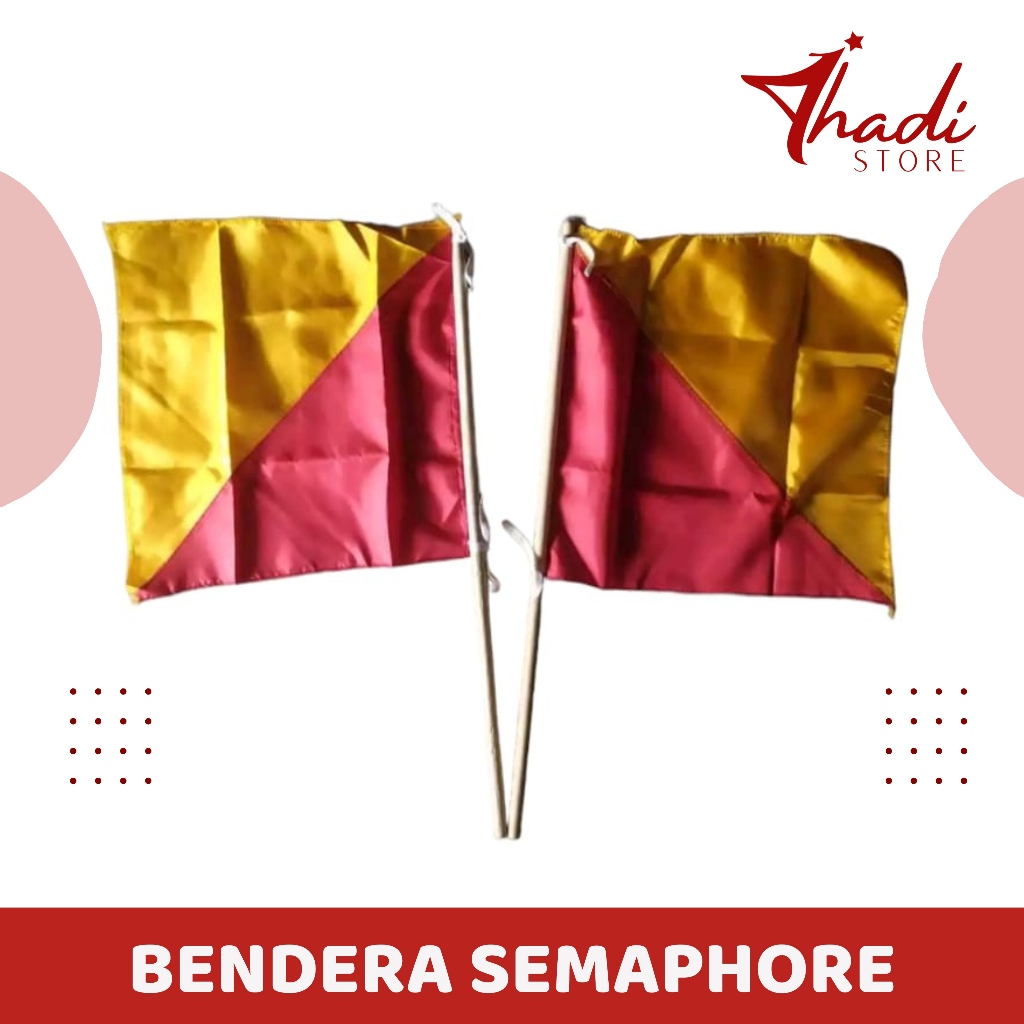 Jual Bendera + Stik Semapor/Semaphore/Simapur Pramuka | Shopee Indonesia