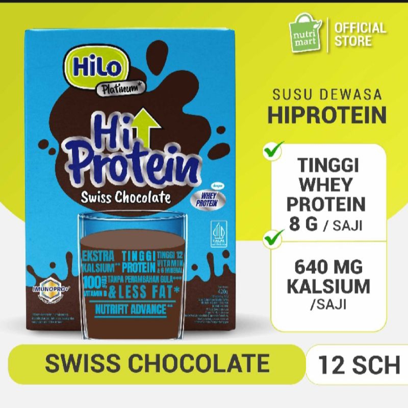 Jual HiLo Platinum Swiss Chocolate 420gr Susu Peninggi Badan Tinggi ...