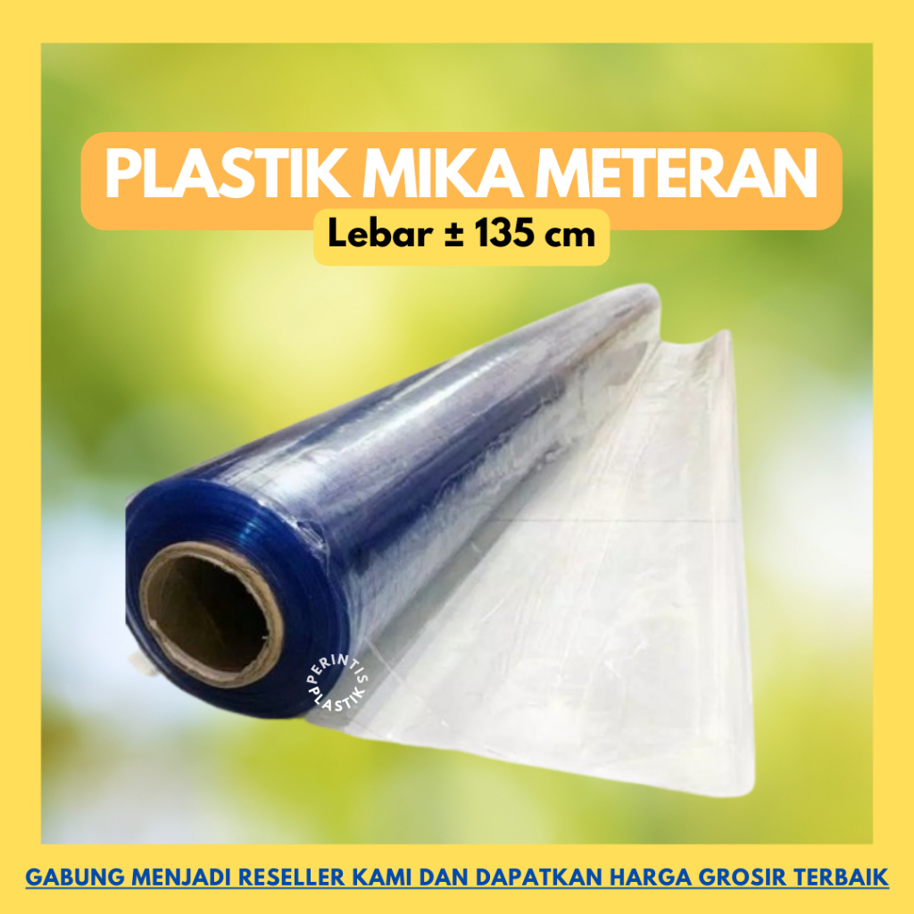 Jual Plastik Bening Meteran/Plastik Mika Rol/Plastik Alas Meja/Plastik Sampul Buku @mtr | Shopee ...