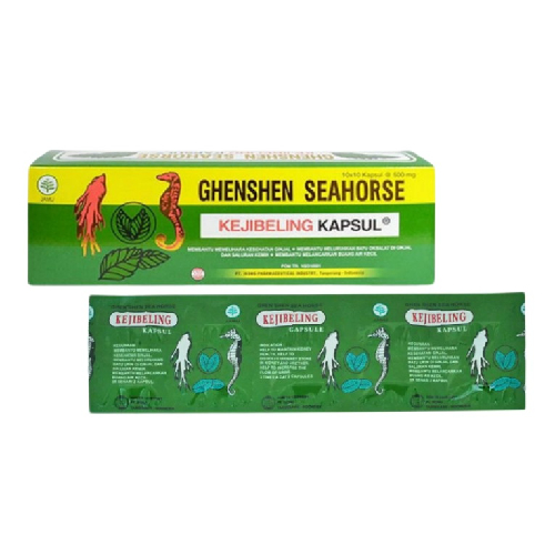 Jual IKONG GHENSHEN KEJIBELING 10 KAPSUL KEJI BELING SEAHORSE ...