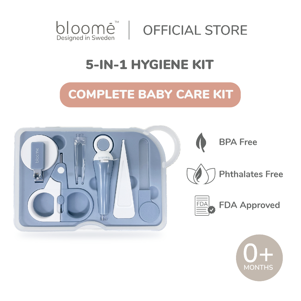Jual BLOOME – 5-in-1 Hygiene Kit Baby | Gunting Kuku Bayi Clipper Nail ...