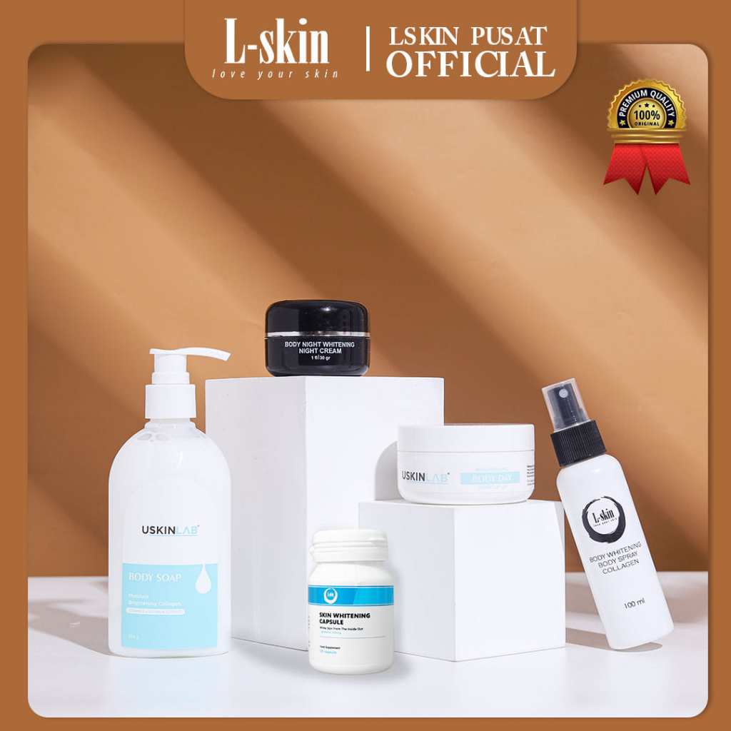 Jual Bundling Lskin Paket Badan dan Kapsul Whitening Dosis 2 ...