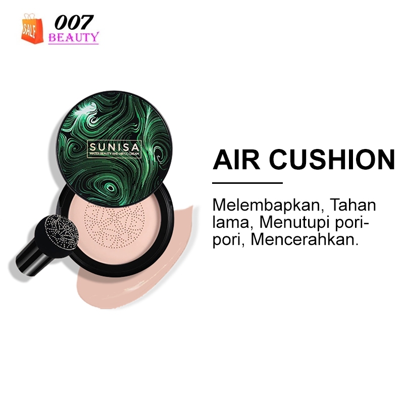 Jual Sunisa Air Cushion BB Moisturizing Cream Foundation Waterproof ...