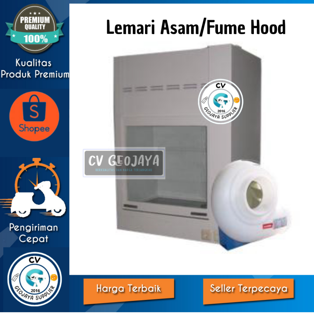 Jual Lab Safe Storage - Lemari Asam /Fume Hood Model Head Ukuran ...
