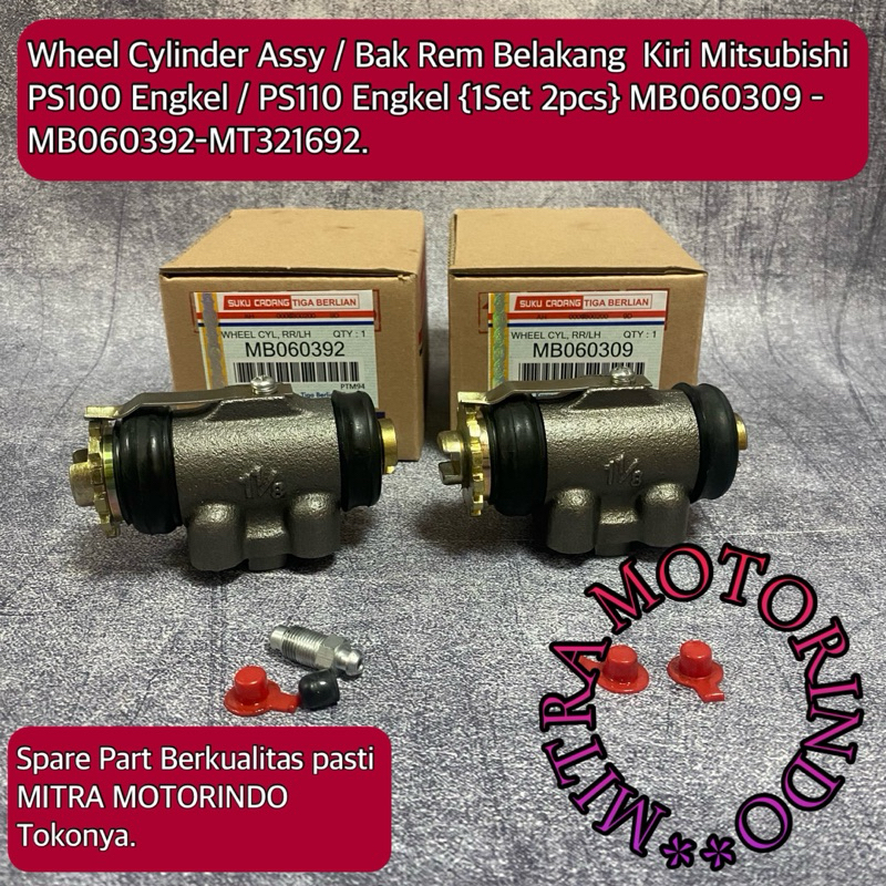 Jual Wheel Cylinder Assy/Bak Rem Belakang Kiri Mitsubishi PS100 Engkel ...