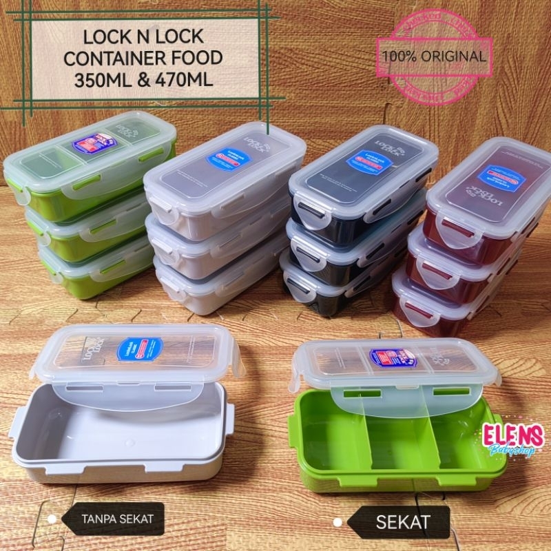 Jual Lock n Lock Kotak Makan Anak Lunch box sekat | Shopee Indonesia