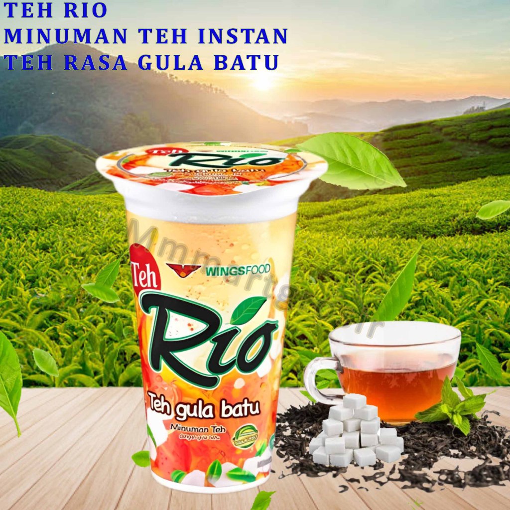 Jual Teh Rio / Minuman Teh Instan / Minuman Teh Rasa Gula Batu / 180ml ...