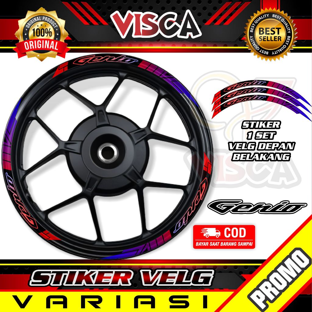Jual Stiker Velg - Sticker Velk - Stiker Cutting Velg - Stiker Velk ...
