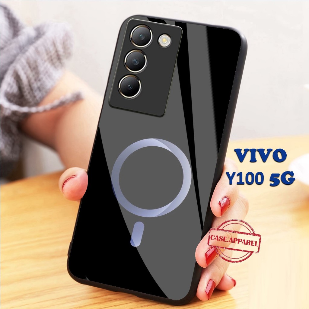 Jual Softcase Kaca Vivo Y100 5G Terbaru 2024 Full Cover Pelindung Kamera - Kesing Hp Vivo Y100 ...