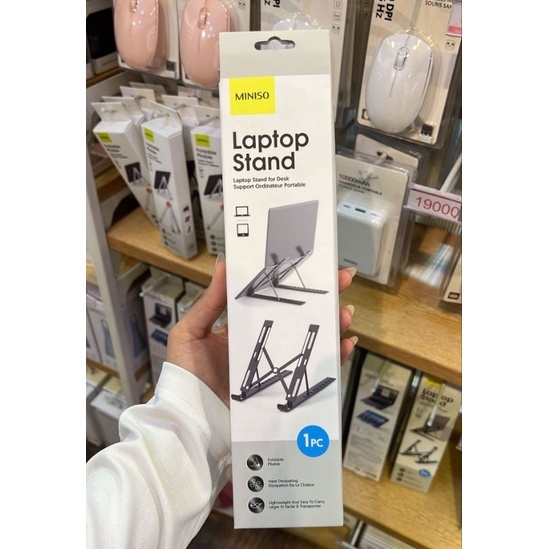 Jual Official BALI MINISO Laptop Stand for Desk Laptop Holder Tatakan ...