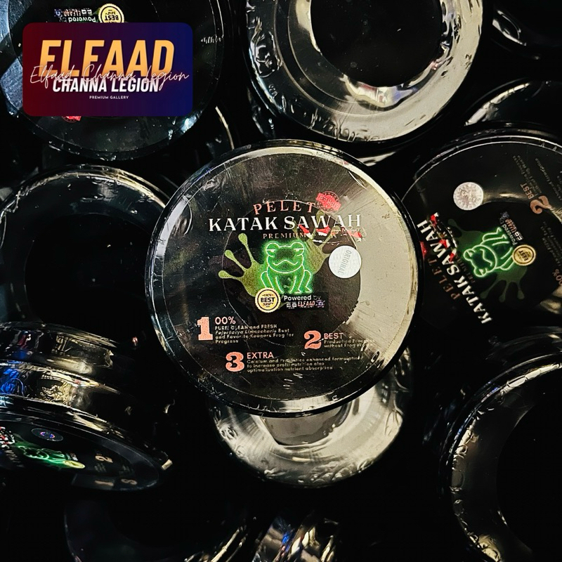 Jual PELET KATAK SAWAH Full Nutrisi dan Bersih by ELFAAD 30gr/60gr ...