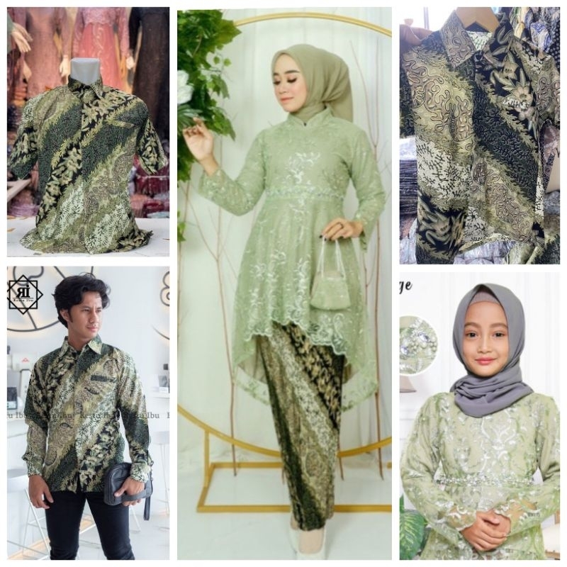 Jual Couple Kebaya Sarimbit Modern/Kebaya Pesta Keluarga/Kebaya Lesti ...