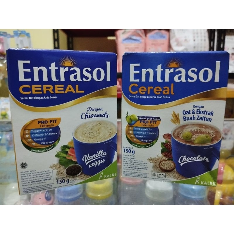 Jual ENTRASOL CEREAL | OAT & EKSTRAK BUAH ZAITUN RASA COKLAT ...