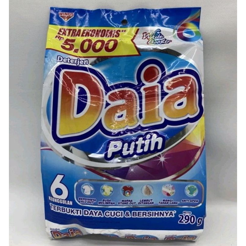 Jual Daia Detergent Bubuk Sachet / Daia Detergent Bubuk Kemasan ...