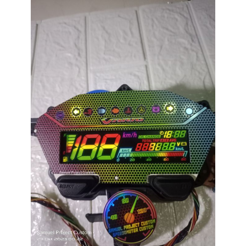 Jual Stiker lcd speedometer Honda Vario 125 vario 150 vario 160 led new ...