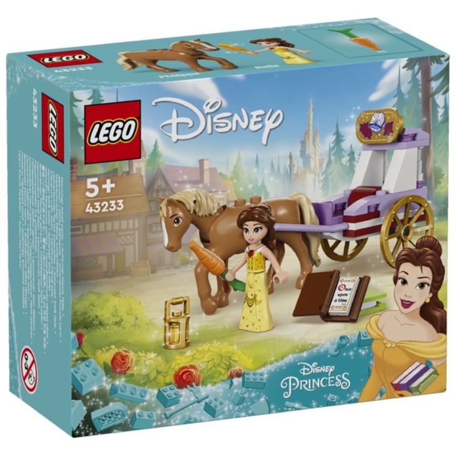 Jual Lego City DIY Brick Kereta Kuda Disney Princess Belle Mini Figure ...