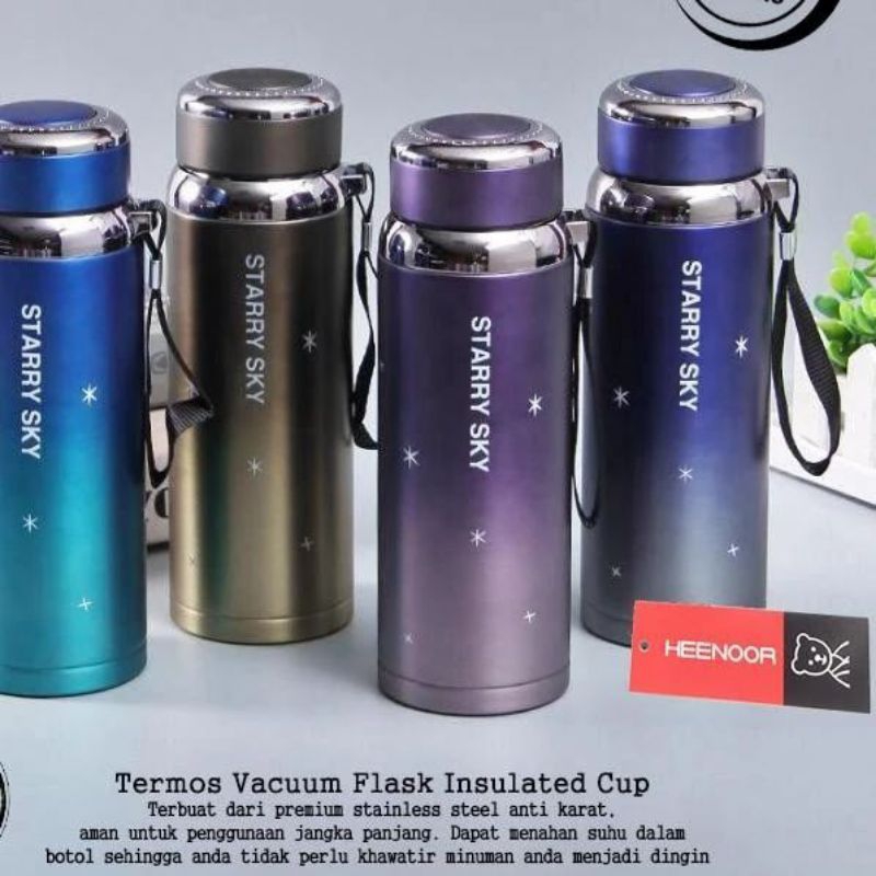 Jual Termos botol minum Stainless steel tahan panas/dingin 1000ml ...