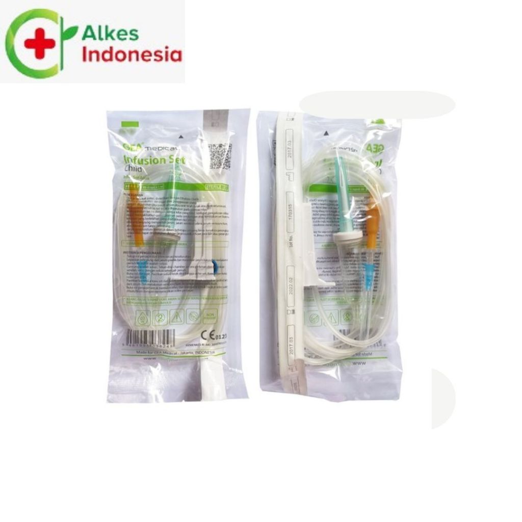 Jual Infuset Anak GEA / Child infusion Set Selang infus 1 BOX | Shopee ...