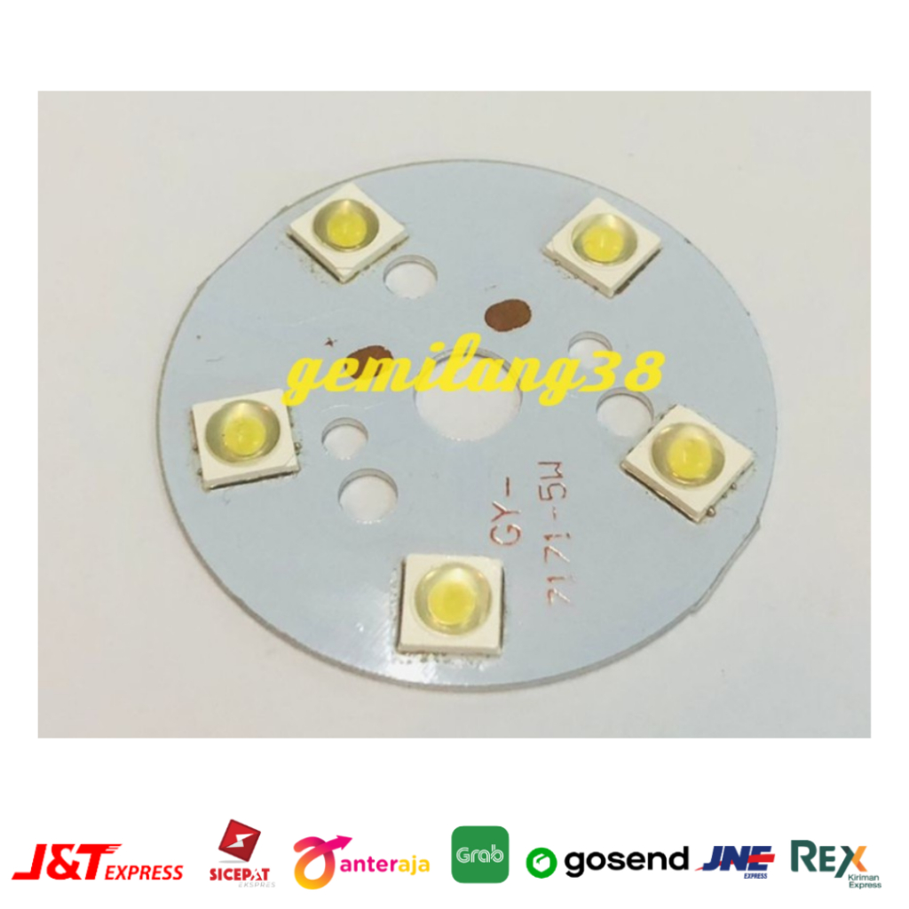 Jual HPL 5W/High Power LED 5 Watt HSLH White/Putih | Shopee Indonesia