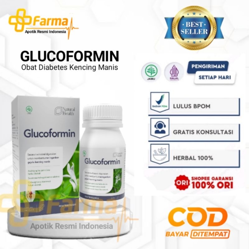 Jual GLUCOFORMIN ASLI ORIGINAL - GLUCOFORMIN OBAT DIABETES KENCING ...
