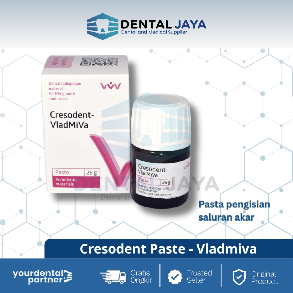 Jual Vladmiva Cresodent Paste | Cresophate | Pengisian Saluran Akar ...