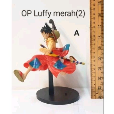 Jual action figure one piece Luffy merah Luffy jubah hitam Bartolomeo ...
