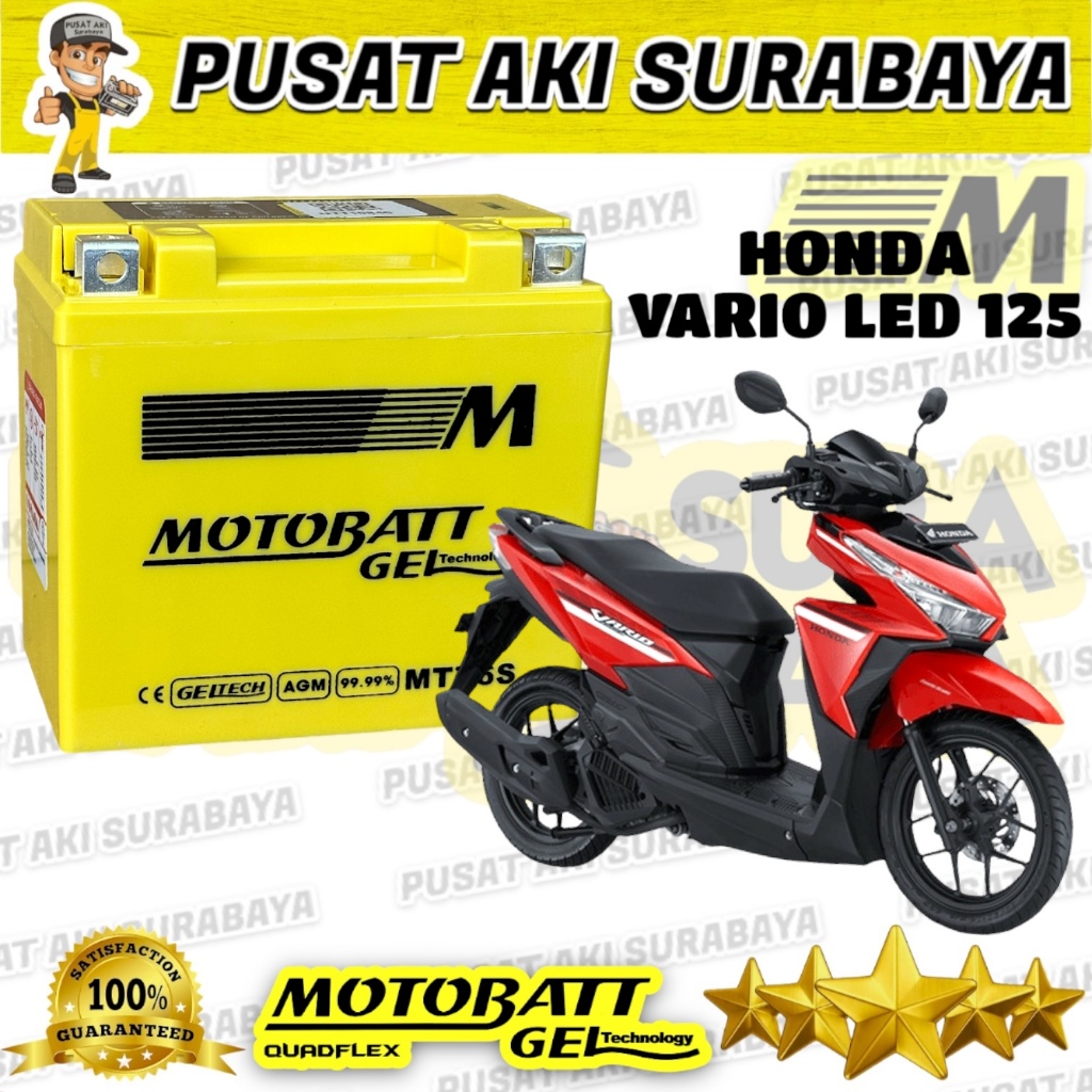 Jual ACCU MF MOTOBATT MTZ6S MAINTENANCE FREE AKI MOTOR HONDA VARIO LED 125 VARIO 150 SCOOPY ...