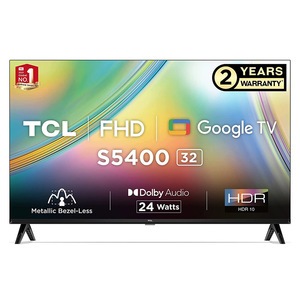 Jual Smart Google TV TCL 32S5400 32 Inch TCL FHD Bezel less TCL S5400 GOJEK | Shopee Indonesia
