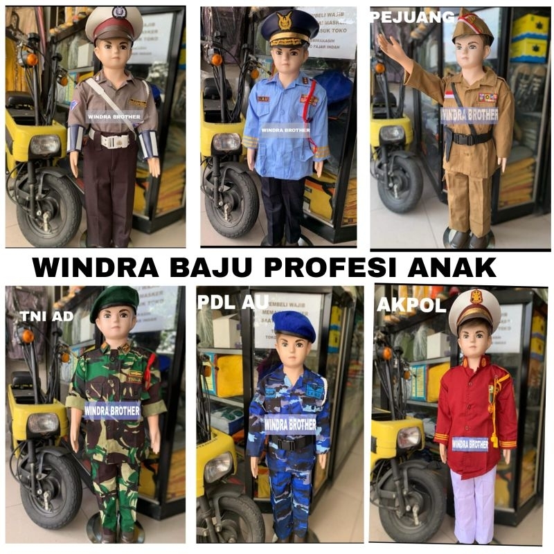 Jual COD !! BAJU SERAGAM POLISI ANAK KOSTUM KARNAVAL PAKET KOMPLIT ...