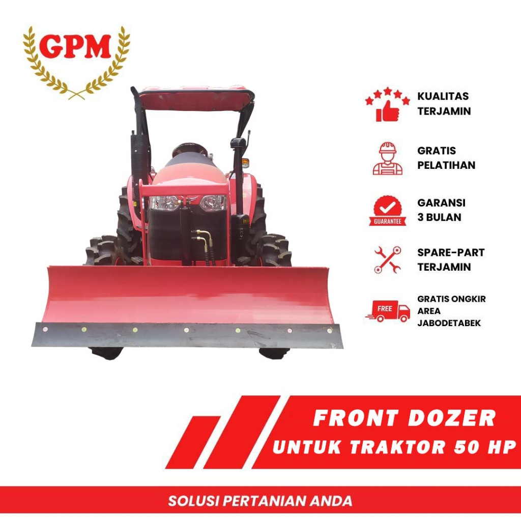 Jual Front dozer untuk traktor roda 4 empat 40 HP GALAXY | Shopee Indonesia