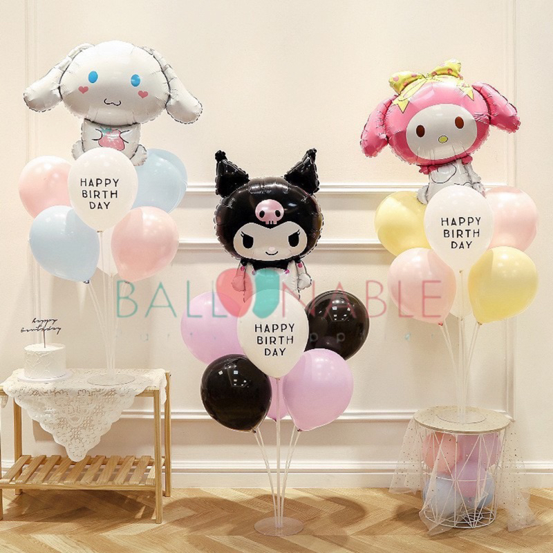 Jual Paket Dekorasi Standing Balon Tema Sanrio (PD253) | Shopee Indonesia