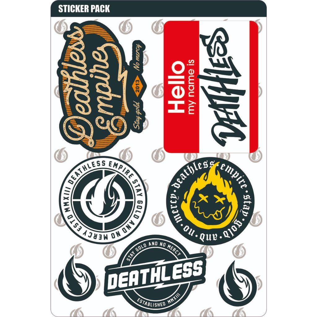 Jual STICKER PACK PACKAGE DEATHLESS SERIES | ACCESORIES | Shopee Indonesia
