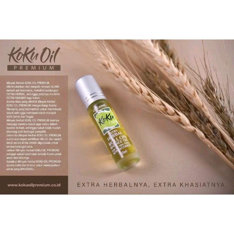 Jual KOKU OIL 10ML MINYAK KOKU OIL MINYAK AROMATIC MENYEGARKAN | Shopee ...