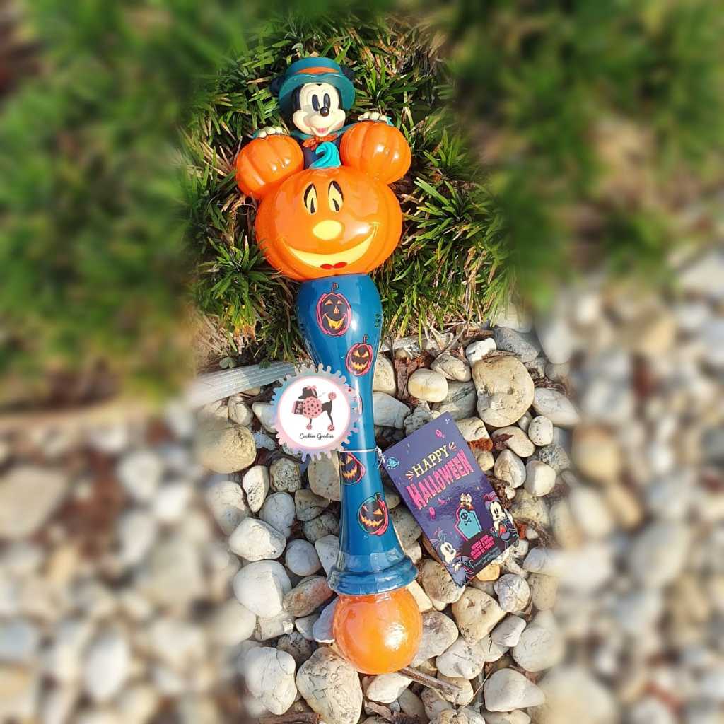 Jual Disney Mickey Mouse Halloween Pumpkin Light Up Bubble Wand ...