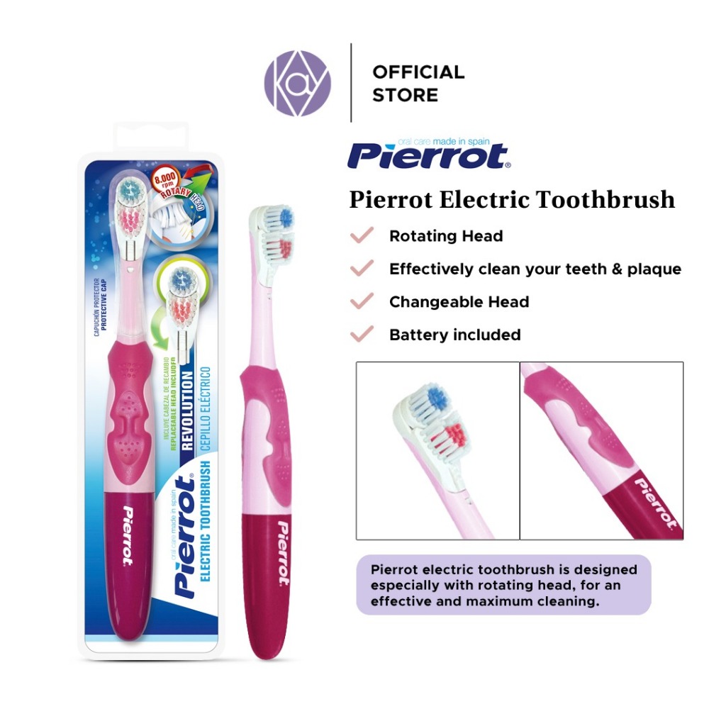 Jual Pierrot Revolution Electric Toothbrush / Sikat Gigi Elektrik ...