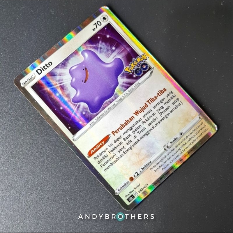 Jual Kartu Pokemon Card DITTO S10b F 053/071 TCG Indonesia Original ...