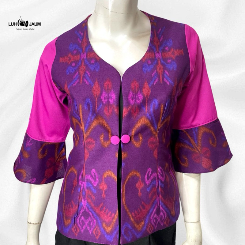 Jual Baju Endek by LuhJaum Bali // Endek Kombinasi | Shopee Indonesia