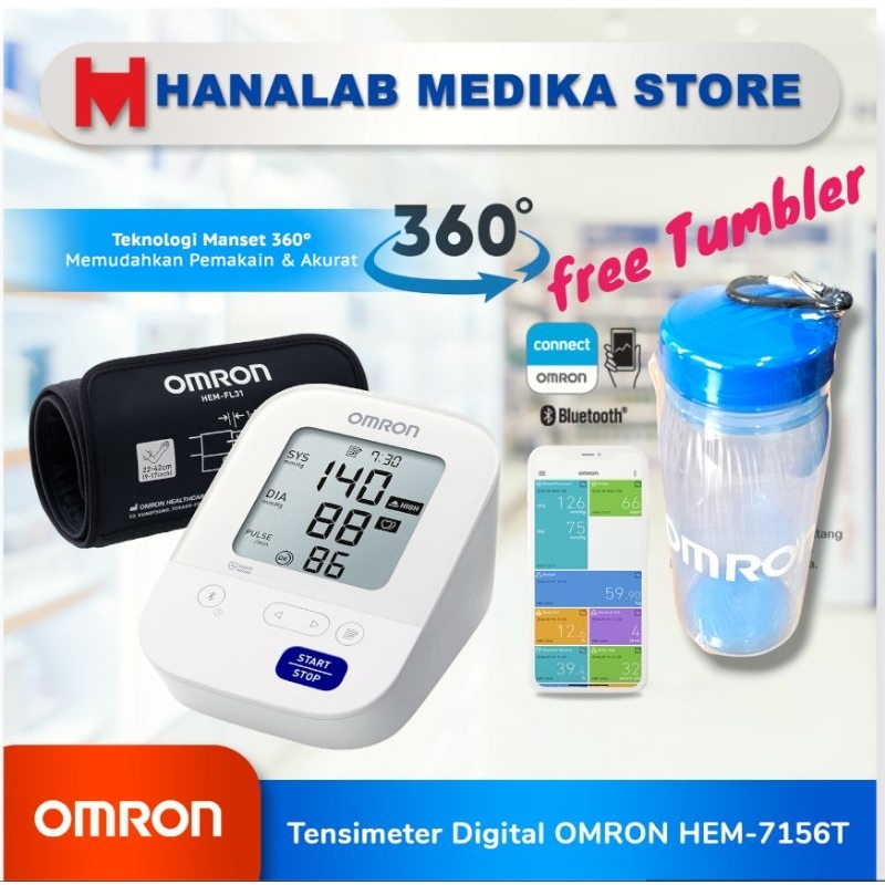Jual CEK VARIASI PRODUK! OMRON Tensimeter Digital HEM 7156 HEM-7156 T ...