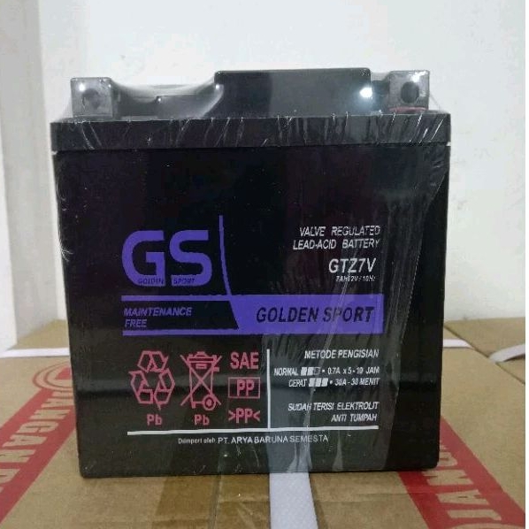 Jual Aki Motor Yamaha Nmax, Aerox 155, Lexi GTZ7V GS MF Aki kering 12V ...