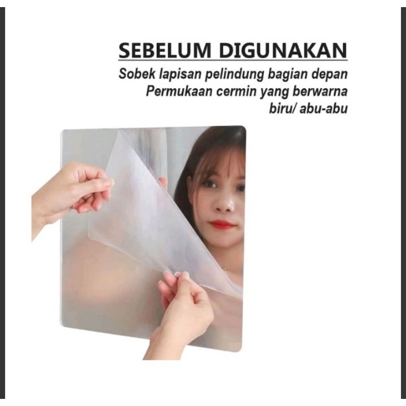 Jual Stiker Cermin Sticker Seperti Kaca Rias Dinding Wallpaper Tempel ...