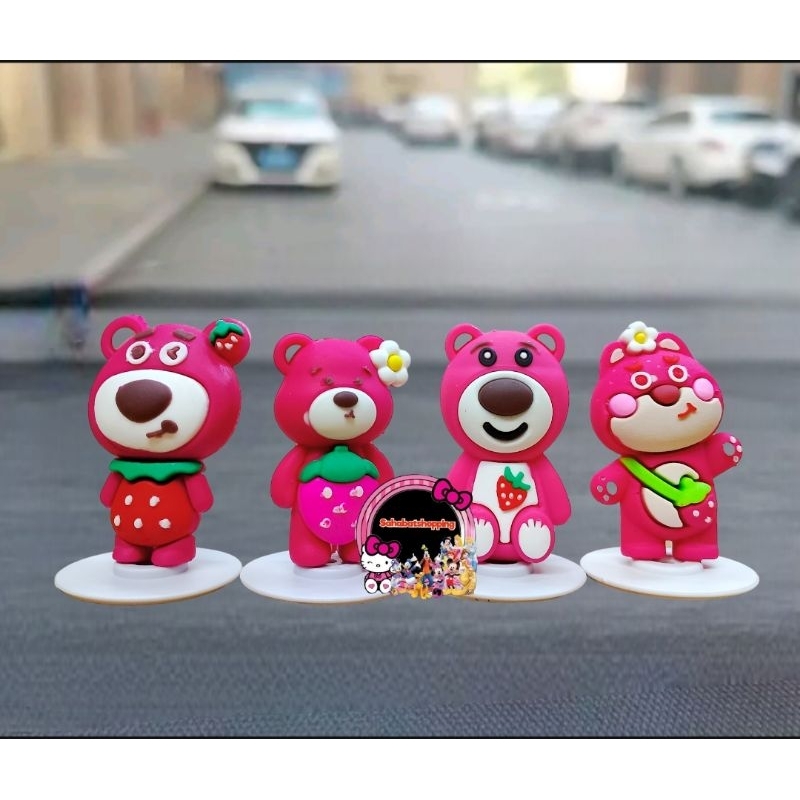 Jual Sahabat Shopping - Pajangan Dashboard Mobil Lotso| Miniatur Hiasan ...